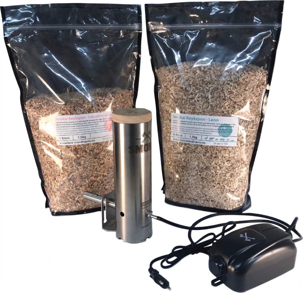 Smokai "Classic" - 1Liter. Start Pack - Inkludert 2 pakker gratis spon ...